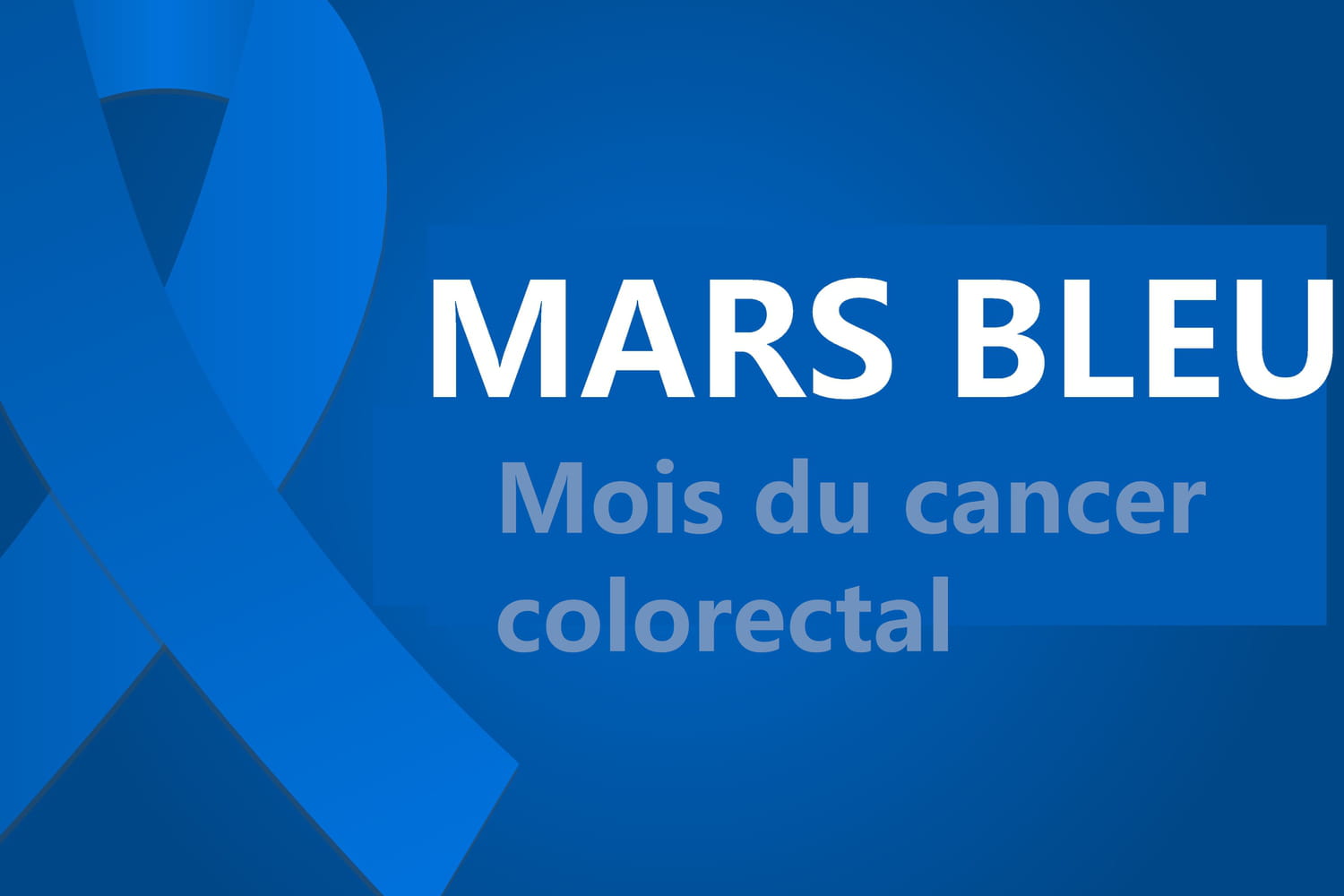 Mars Bleu : le mois dépistage du cancer colorectal | Ville de Loos